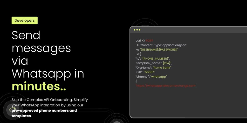 Quick 2FA via WhatsApp Messaging API (Developer Preview ...