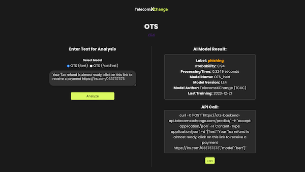 AI Meets Telecom Security: Explore the Impact of OTS on Real-Time Messaging Safety ...